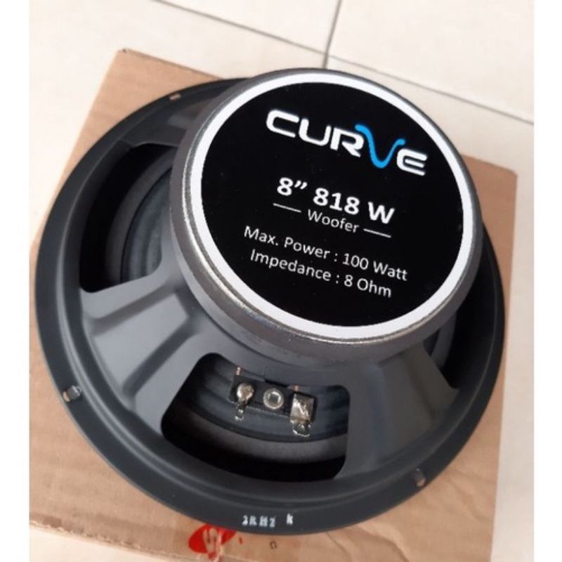 Jual Speaker Curve 8inch 8" Woofer Curve 818-W | Shopee Indonesia