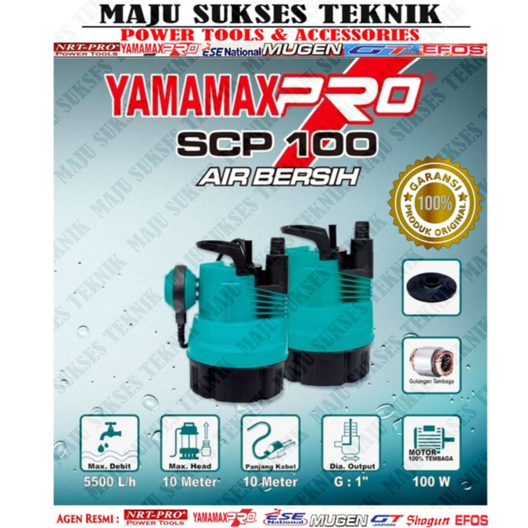 Jual YAMAMAX PRO SCP 100 A Pompa Celup Submersible Pump Automatic Pompa ...