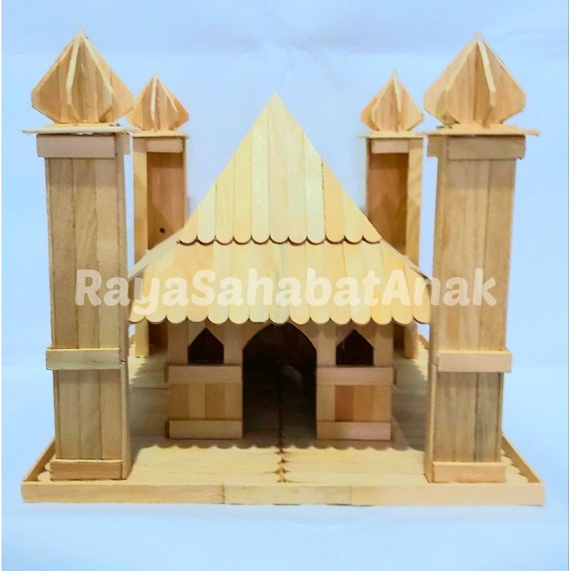 Jual Miniatur Masjid dari Stik Es Krim | Shopee Indonesia