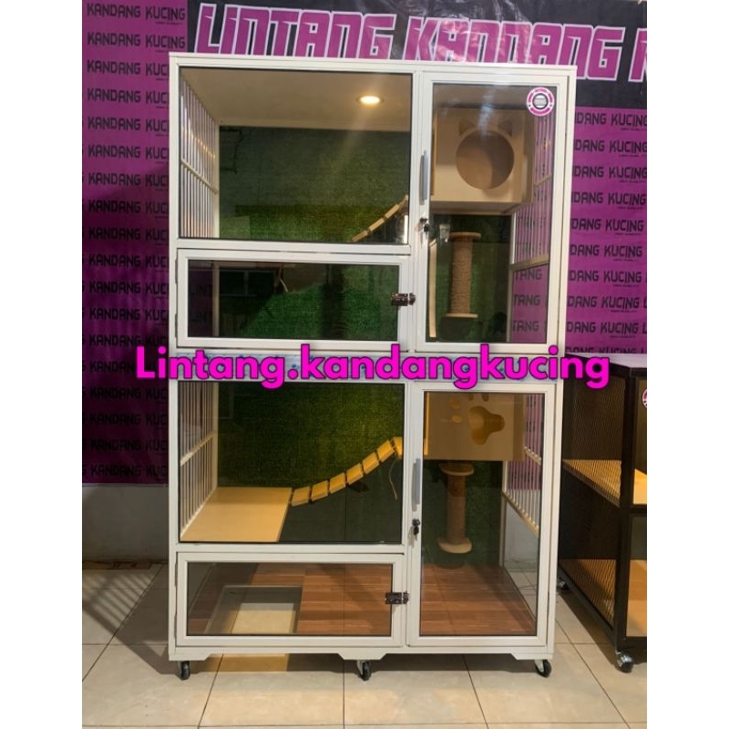 Jual Kandang Kucing Aluminium Minimalis Kandang Kucing 2 Tingkat ... Jual Kandang Kucing Aluminium Minimalis Kandang Kucing 2 Tingkat ...