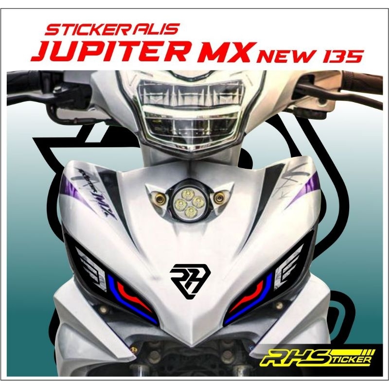 Jual sticker alis Jupiter MX new 135 kanan/kiri mld elang | Shopee ...