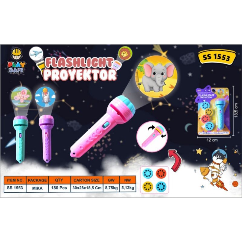Jual Mainan Anak Senter Proyektor Gambar Lucu | Shopee Indonesia