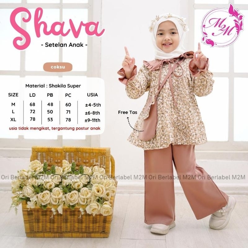 Jual 100% ORI Belva Shava Zetta Devira Viska Chayra daily set anak by NsK / ukuran M L XL ...