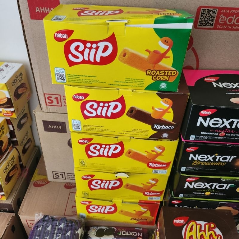 Jual NABATI siip snack 80 g (20 bungkus /pieces @4 g) | Shopee Indonesia