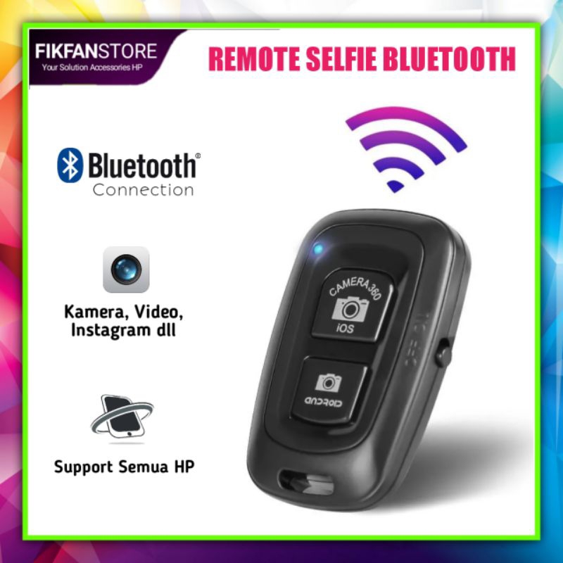 Jual Remote Bluetooth Kamera HP / Remote Selfie Kamera / Tomsis ...