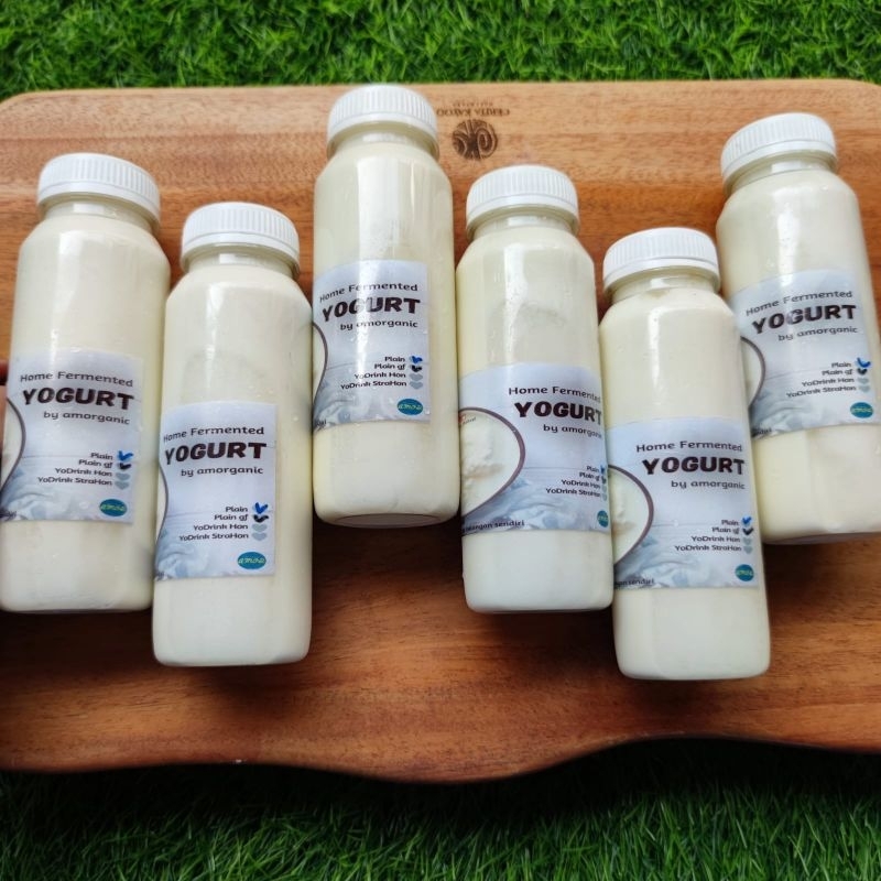 Jual NATURAL HOMEMADE GREEK YOGURT SUSU SAPI SEGAR FRESH MILK 200 ML ...