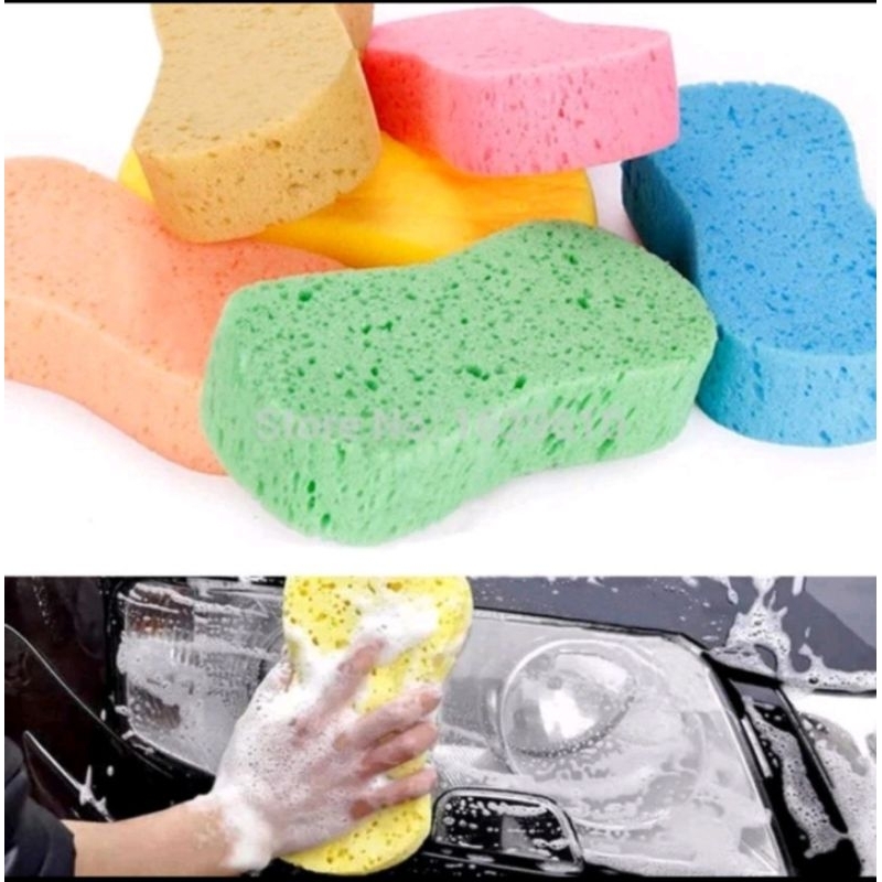 Jual Sponge Spons Busa RANDOM Cuci Mobil Ukuran Jumbo Cuci Motor Busa ...