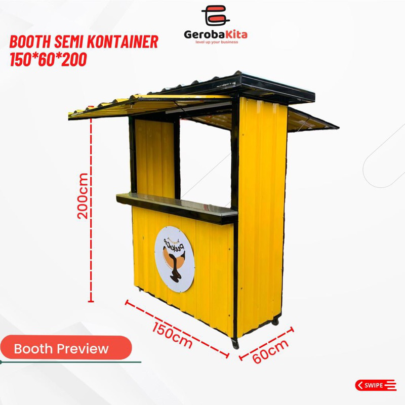 Jual Booth Semi Container | Shopee Indonesia Jual Booth Semi Container | Shopee Indonesia