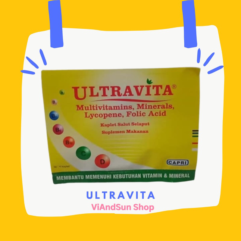 Jual ULTRAVITA Multivitamin / Vitamin Plus | Shopee Indonesia