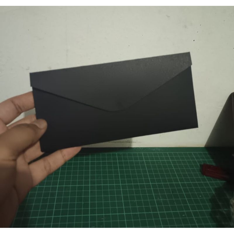 Jual Amplop Hitam Panjang 8x19cm Linen | Shopee Indonesia