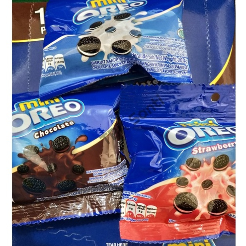 Jual Oreo Mini | Chocolate Strawberry Original Topping | 20 Gram | Shopee Indonesia