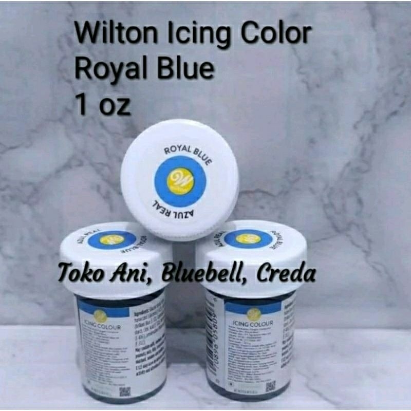 Jual Wilton icing color royal blue, 1 oz / Pewarna makanan, icing, ori ...