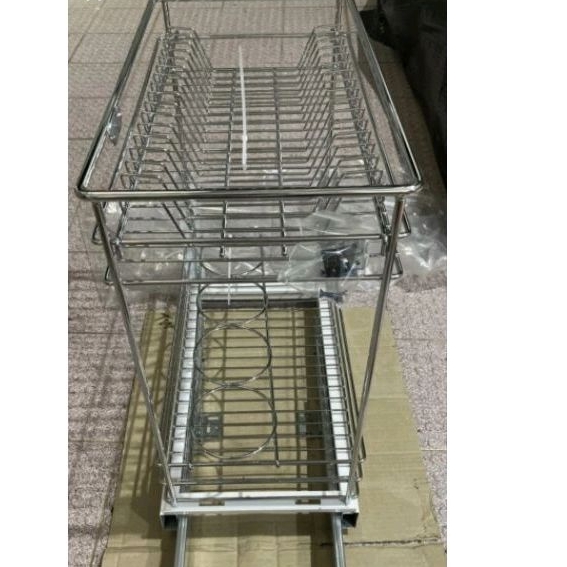 Jual Rak Piring Kitchen Set Bawah Botol | Shopee Indonesia