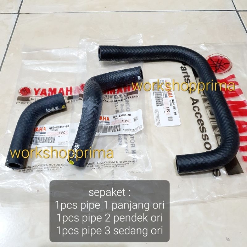 Jual Paket selang radiator b65 aerox 155 lexi old lexy new 125 original ...