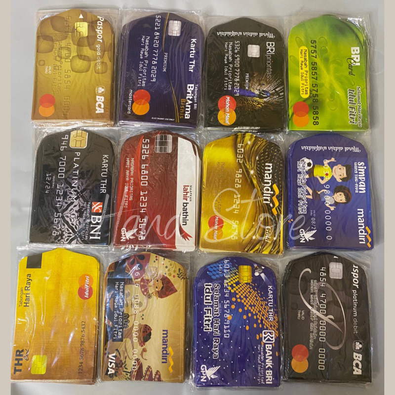 Jual (10 pcs) Amplop motif ATM Medium / Amplop Lebaran Lucu / Amplop ...