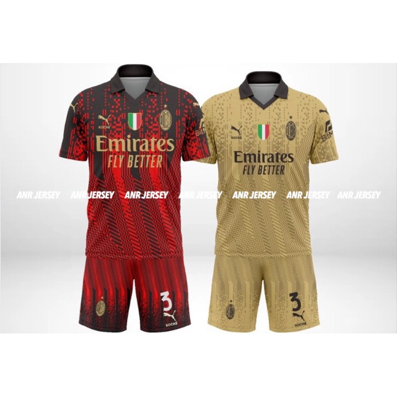 Jual JERSEY AC MILAN x KOCHE 2023 Fourth Kit Full Printing | Shopee ...