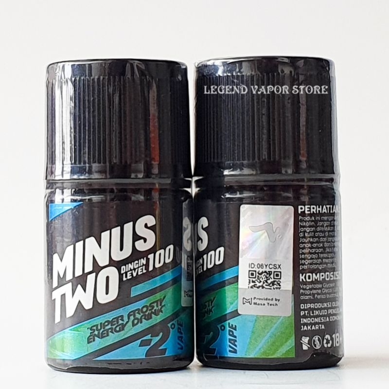 Jual FREEBASE - LIQUID MINUS TWO V1 Frosty Energy Drink 60ML 3MG ...