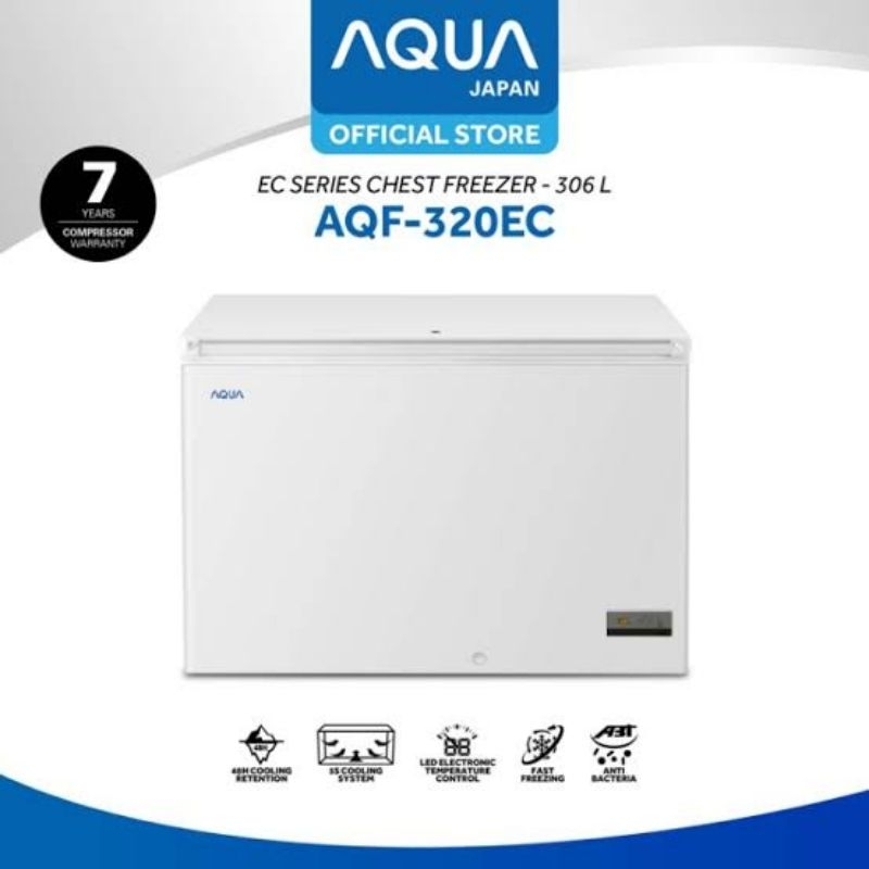 Jual CHEST FREEZER BOX AQUA AQF 320 AQF320 EC 320EC AQF320EC PETI ...