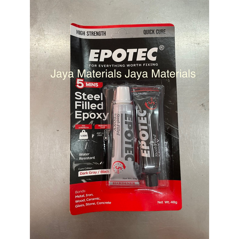 Jual Epotec Lem 5 MENIT - LEM BESI CAMPUR EPOXY LIMA MENIT - EPOKSI 48 ...