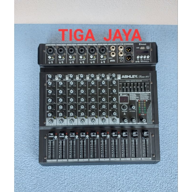 Jual Mixer Audio Ashley Remix 802 Remix802 Original 8 Channel | Shopee ...