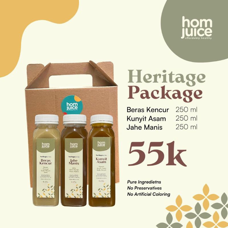 Jual Jus Sehat Jus Detox Cold Pressed Juice | Paket Homjuice Heritage ...