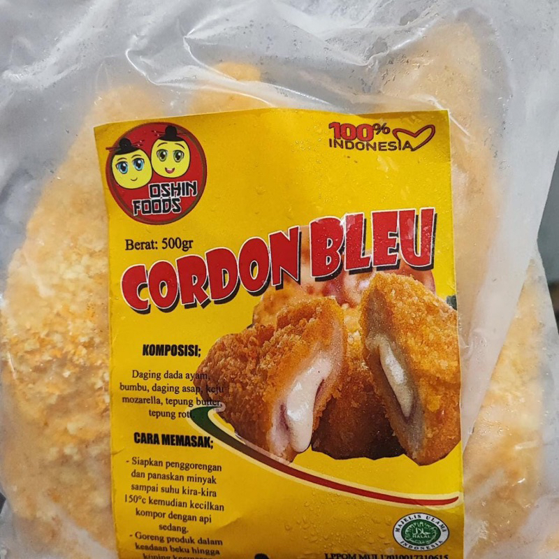Jual Chicken cordon bleu oshin food bento 500g | Shopee Indonesia