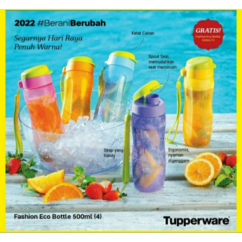 Jual Eco Bottle 500 mL- Botol Minum Tupperware | Shopee Indonesia
