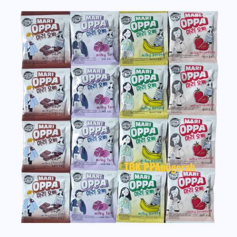 Jual MARI OPPA MINUMAN SERBUK SUSU BUAH KOREA | Shopee Indonesia