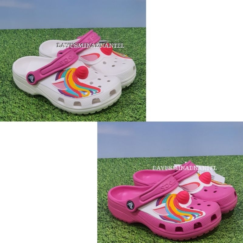 Jual CROCS ANAK / CROCS CLASSIC ANAK / CROCS UNICORN 3D KARAKTER FUN ...