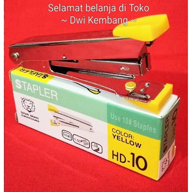 Jual Stapler Safari brand HD 10 Staples kecil 1 pcs | Shopee Indonesia