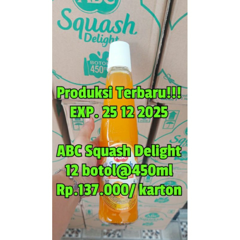 Jual ABC Squash Delight 450ml | Shopee Indonesia