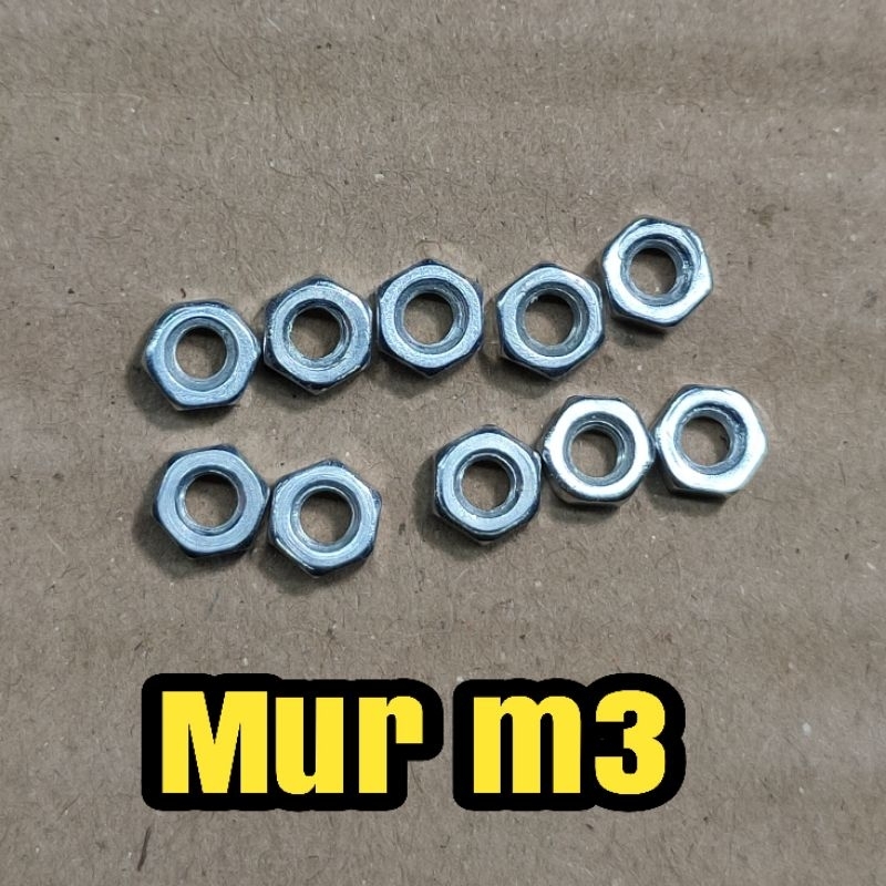 Jual mur m3 10pcs | Shopee Indonesia