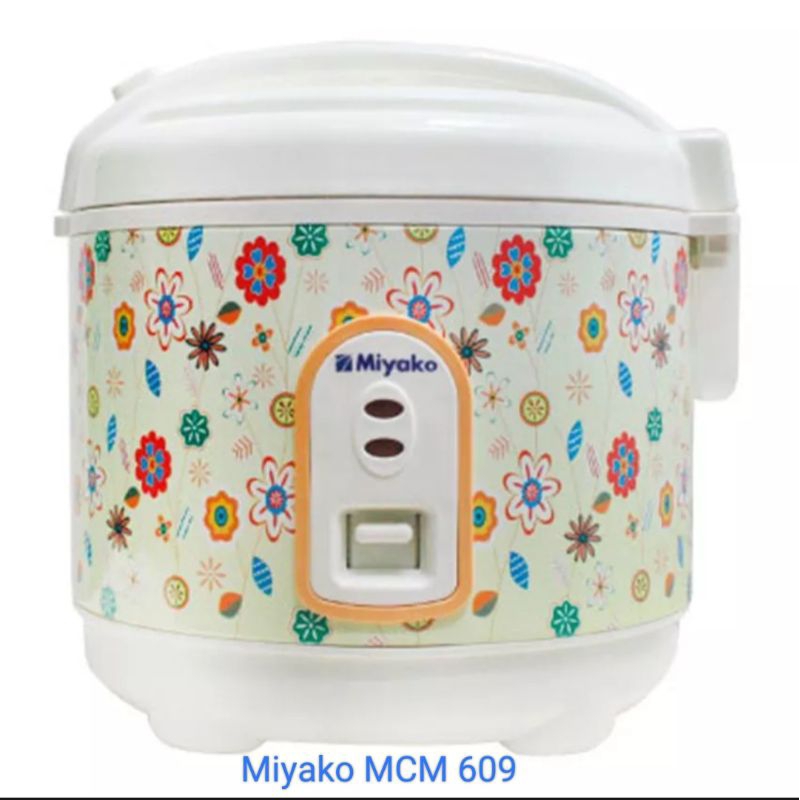 Jual Magic Com Miyako MCM 609/ Rice Cooker Miyako MCM 609 | Shopee ...
