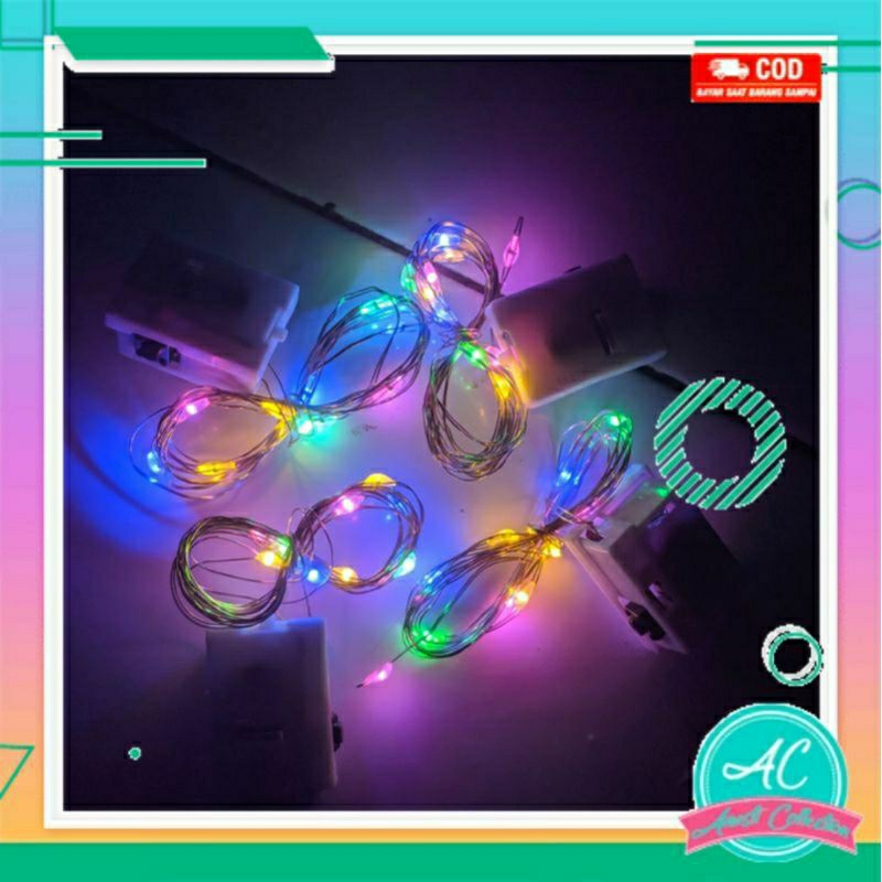 Jual Lampu Kawat Modif Tipe X Trondol Warna warni Pelangi Rainbow RGB ...