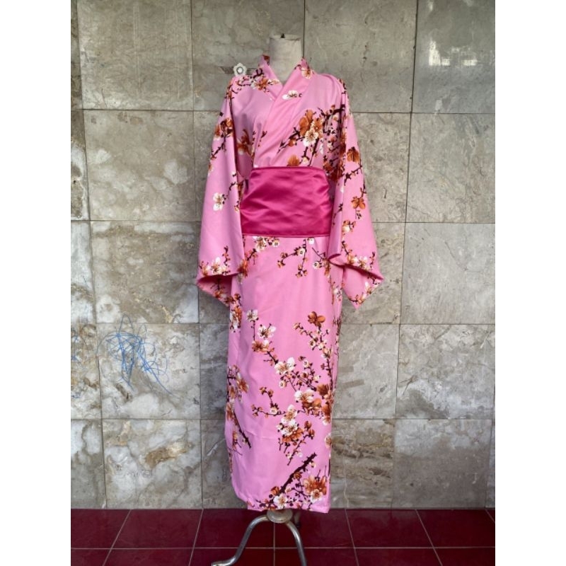 Jual Yukata kimono baju adat / tradisional jepang obi kostum costume92 | Shopee Indonesia