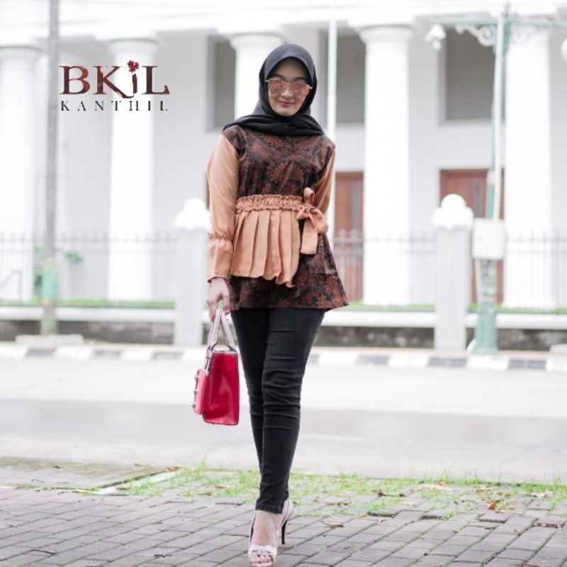 Jual KANTHIL - Baju Batik Wanita Jayanti Blouse | Shopee Indonesia