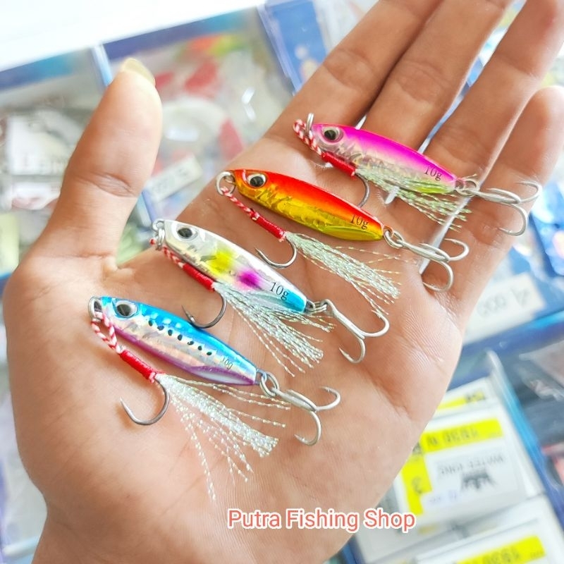 Jual Micro Jig Metal Jig 10gr Lengkap Dengan Assist Hook And Treble ...