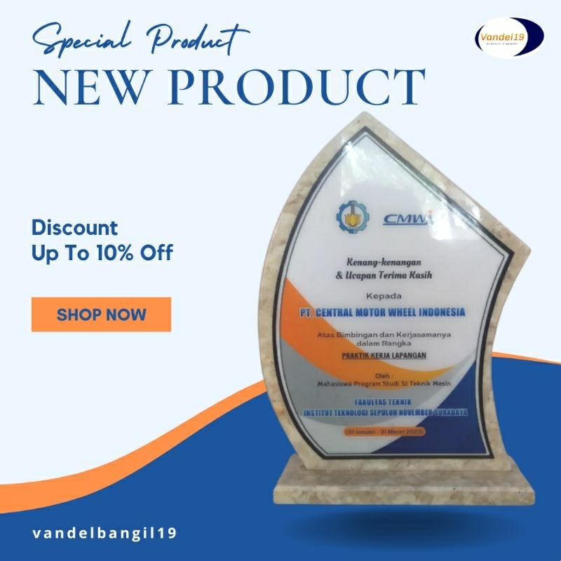 Jual Souvenir Cenderamata Vandel Plakat Marmer Magang | Shopee Indonesia