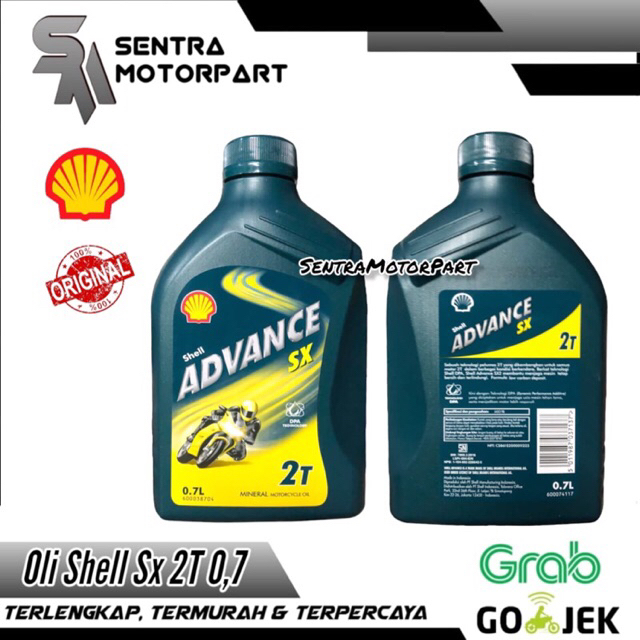 Jual Oli motor shell advance sx 2 tak 700ml 0,7 liter | Shopee Indonesia
