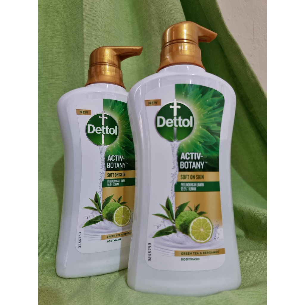 Jual Dettol Activ Botany Anti Bacterial Body Wash Sabun Mandi Cair 450g ...