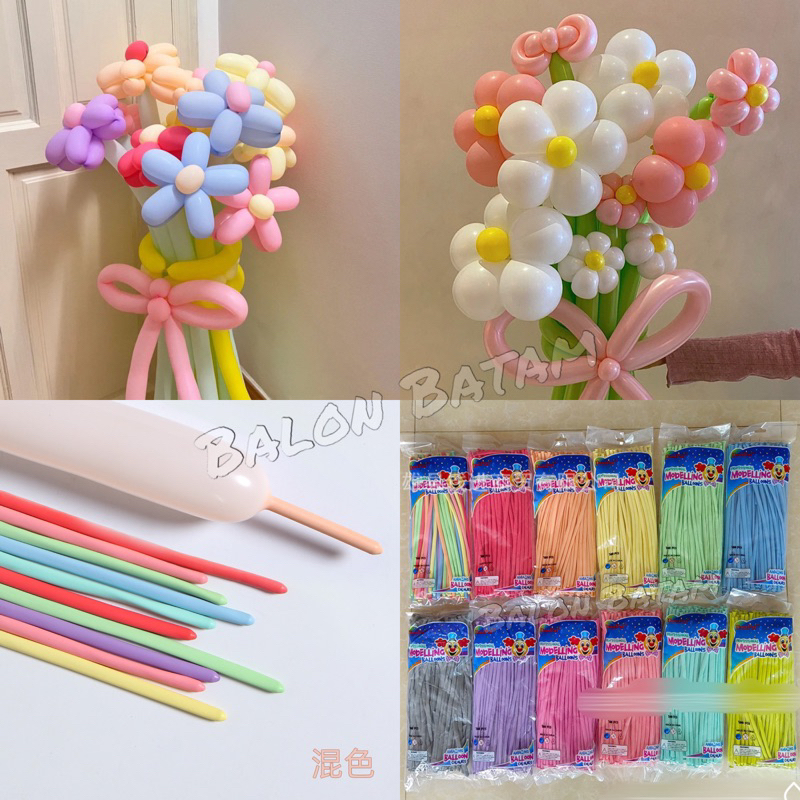 Jual Balon pentil twist macaron satuan | Shopee Indonesia