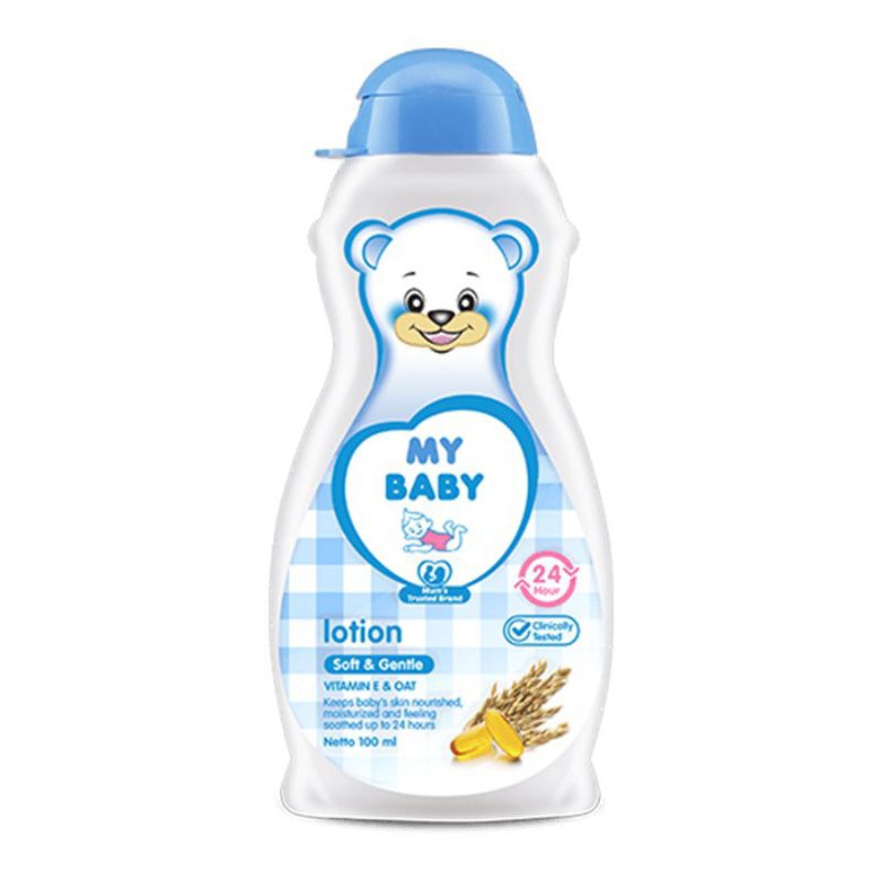 Jual My Baby Lotion Care & Protect 100ml | hand body lotion bayi tutup ...