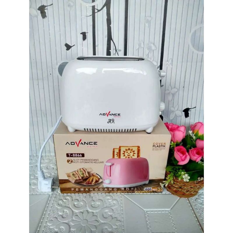 Jual Pemanggang Roti Listrik / TOASTER ROTI ADVANCE T 8866 | Shopee ...