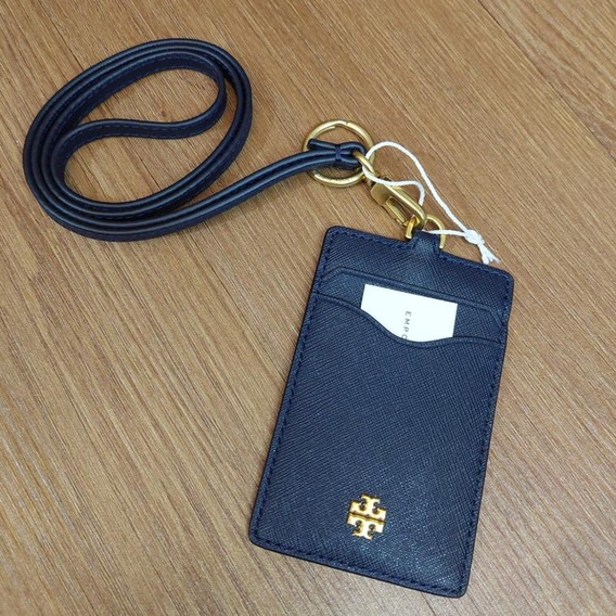 Jual Kartu Nama Name Tag Tory Burch TB Emerson Lanyard 100% Original ...
