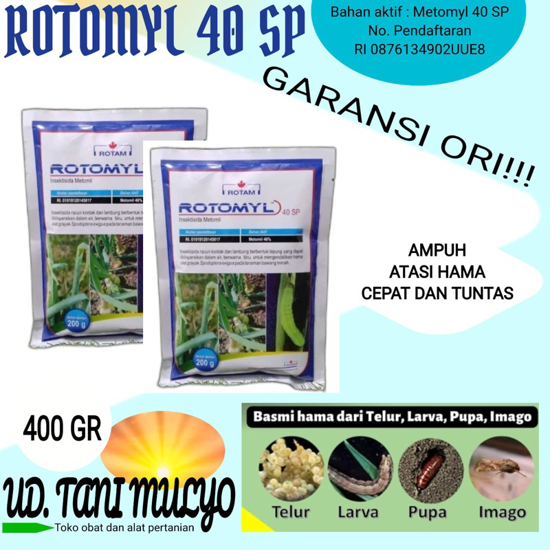 Jual BAYAR 275 RIBU DAPAT 3 PACK ROTOMYL 40 SP 400 GR | Shopee Indonesia