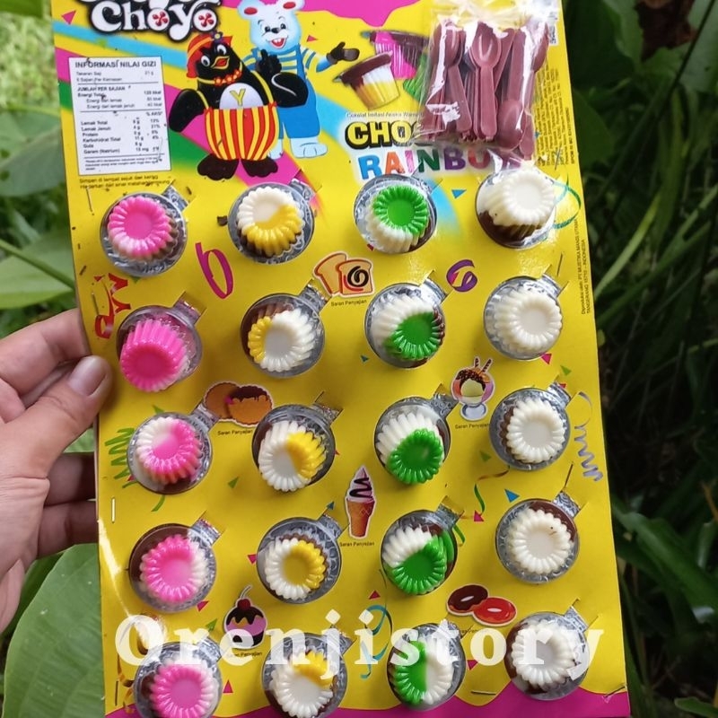 Jual choyo choyo cup cokelat / coklat jajan jadul viral yosan isi 20 ...