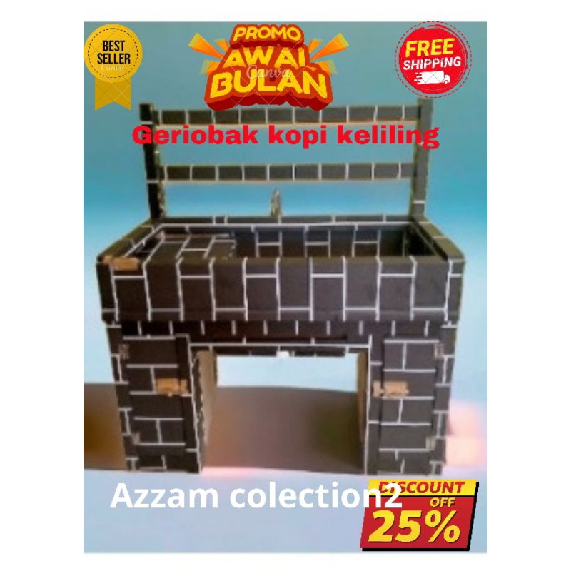 Jual gerobak motor kopi keliling kekinian serba guna/starling | Shopee ...