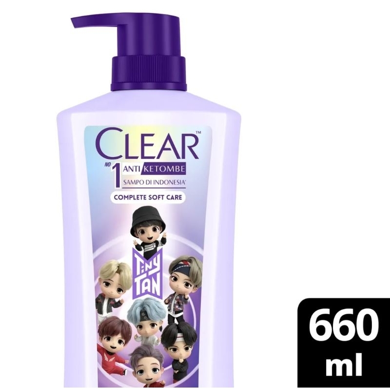 Jual CLEAR Anti Ketombe Complete Soft Care Shampoo 660mL | Shopee Indonesia