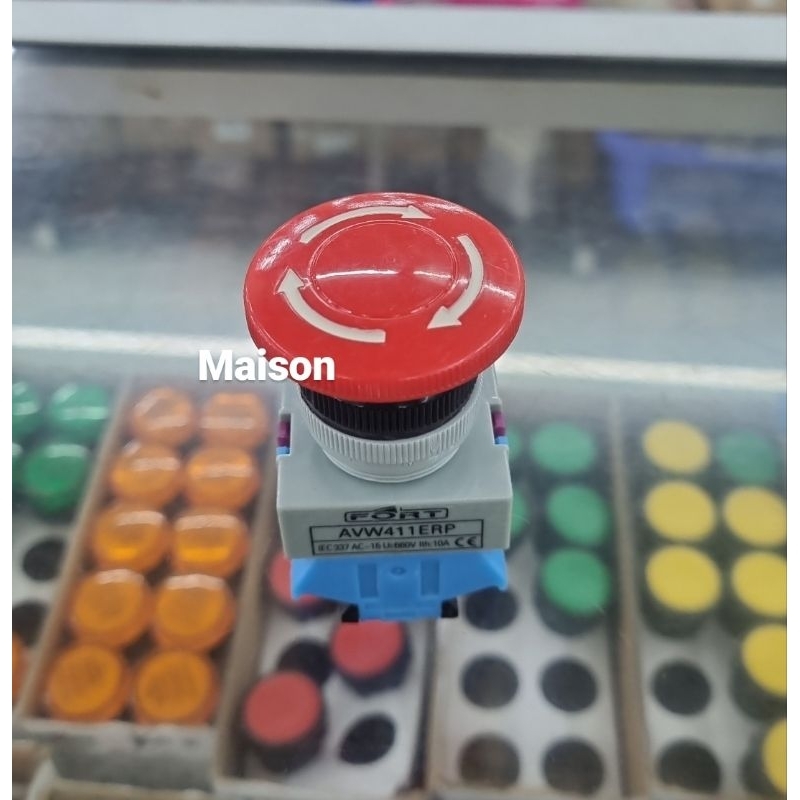 Jual Emergency Push Button FORT AVW411ERP 22mm | Shopee Indonesia