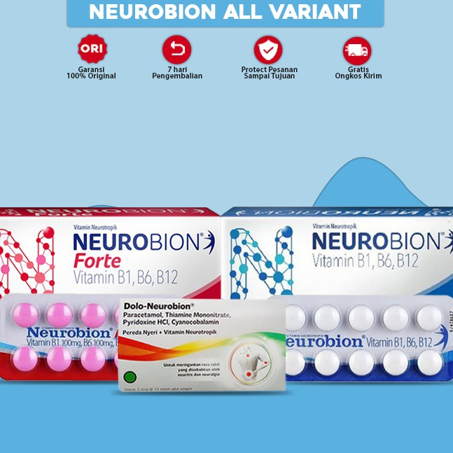 Jual Neurobion Vitamin Neurotropik / Menjaga Kesehatan Sistem Syaraf ...